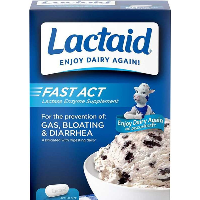 *60 FAST ACT Lactaid Caplets, Exp 10/31/27, Gas, Bloating, Diarrhea ...