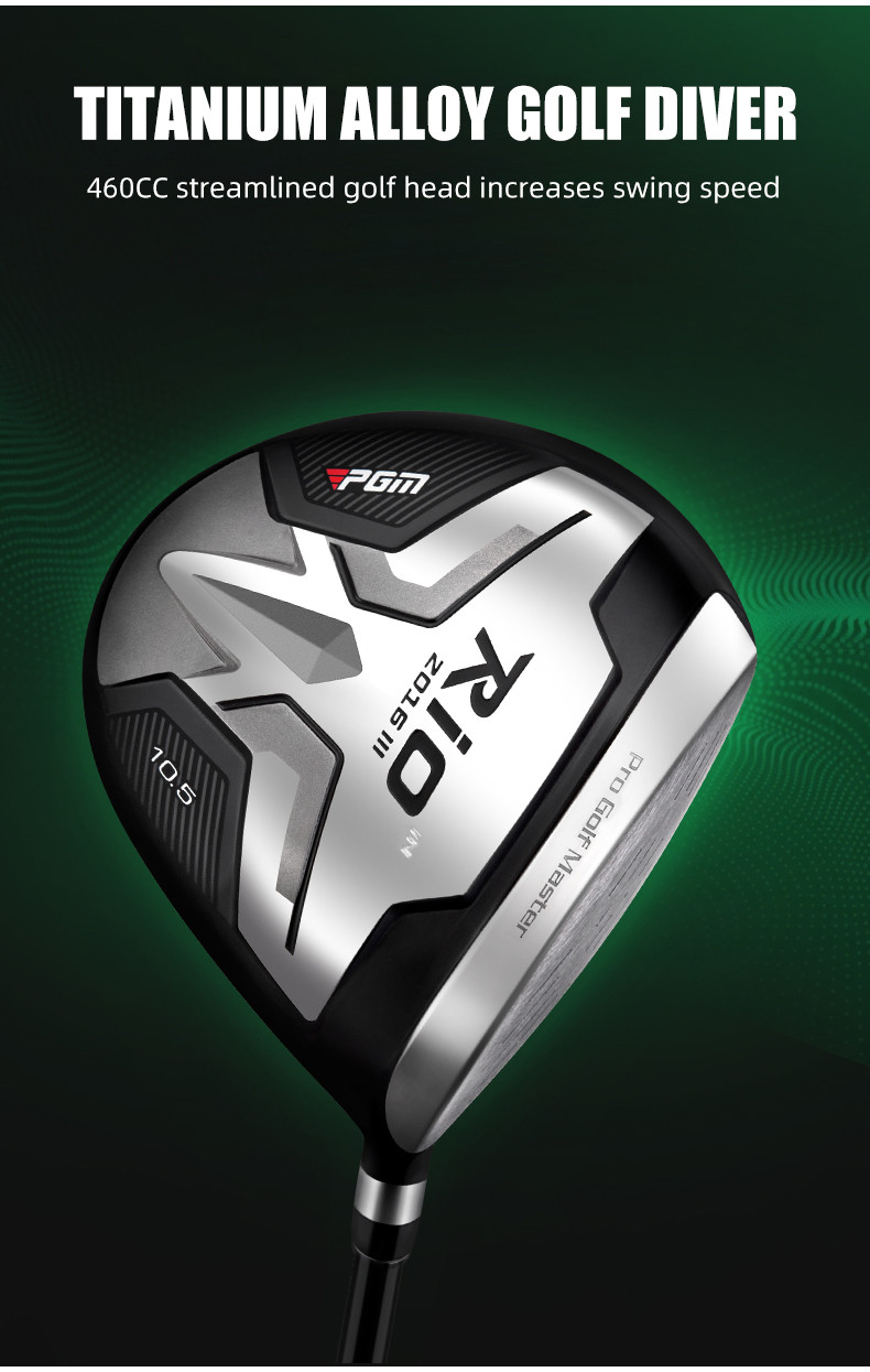 PGM MG040 Titanium Golf Driver for Men, High Rebound Technology for ...