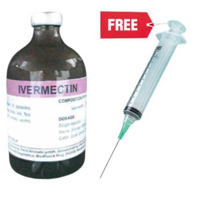 PREVENT AND TREAT PARASITES IN ANIMALS 50Ml OR 100Ml IVERMECTIN ...