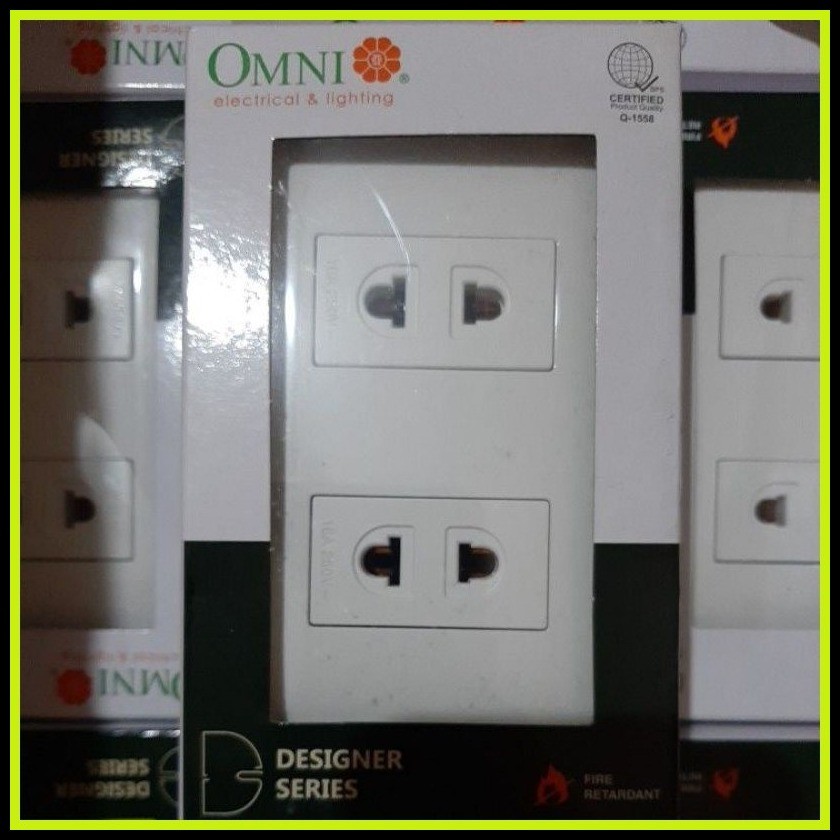 OMNI Designer Series Outlets, Socket, Switch and USB port | Shopee ...