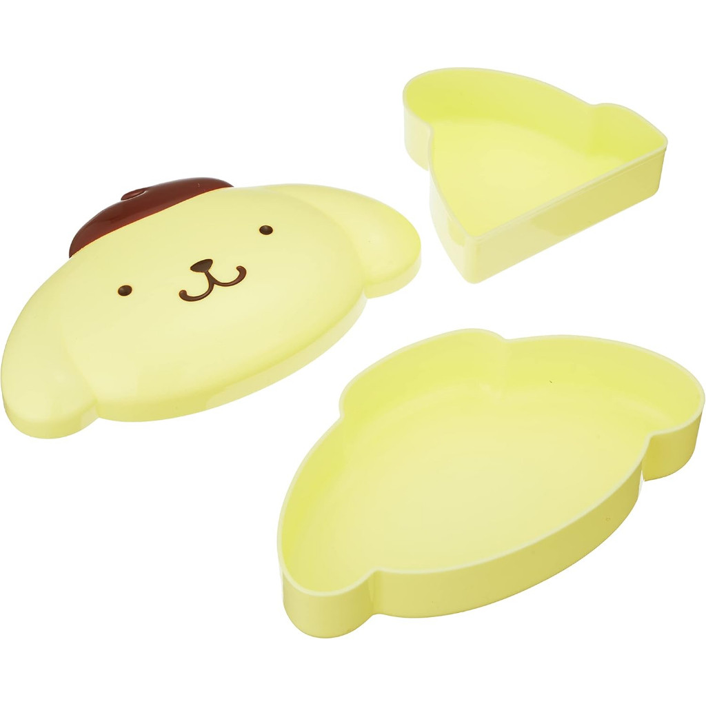 Sanrio Face-Shaped Lunch Box, Bento Box, Microwaveable - Kuromi ...