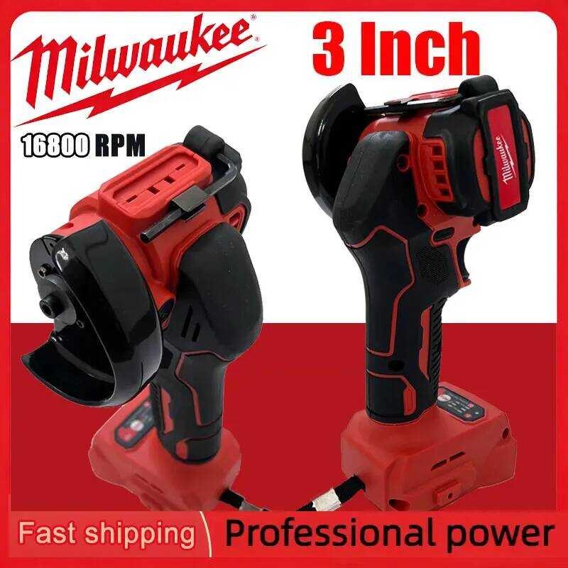 4 Milwaukee 3 18V Battery Cordless Angle Grinder 3 Inch Polishing Hine ...