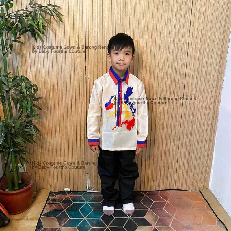 LY Buwan Ng Wika Traditional/Cultural Barong Tagalog Philip e Flag ...