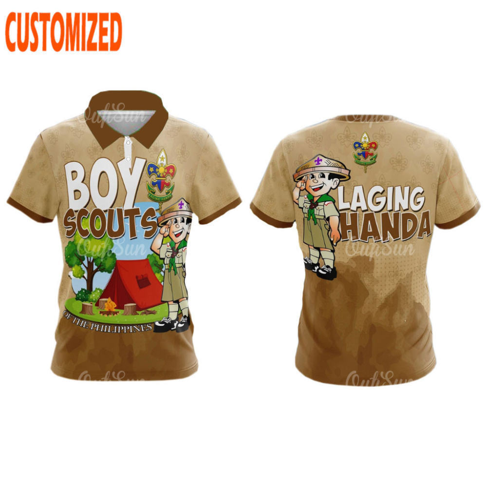Full Sublimation Gsp Bsp Polo Shirt Girl Scout Of The Philippines Gsp ...