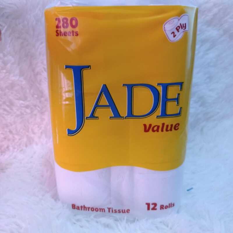 Jade Bathroom Tissue 2 Ply 280 Sheets 12 Rolls Bea | Shopee Philippines