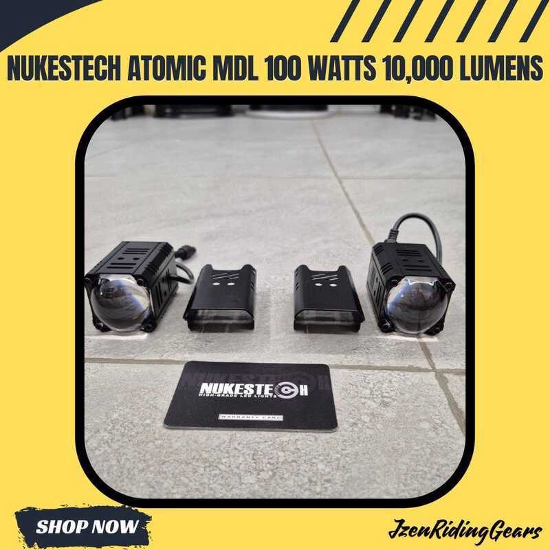 NUKESTECH ATOMIC 100W Mini Driving Light – 10,000 Lumens Super Bright ...