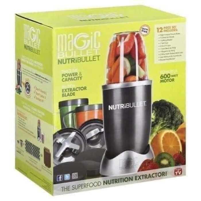 24 Ounces, 600 Watt, Gray, Multi-Purpose Juicer Blender Electric ...