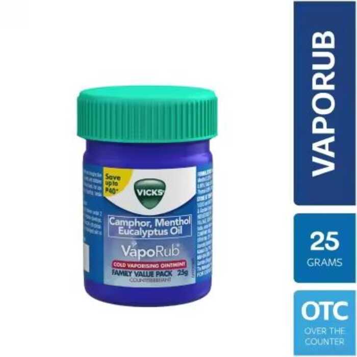 Vaporub 25G Ointment, Keychain 5Ml And Vicks Inhaler Family Pack 2S 186 ...