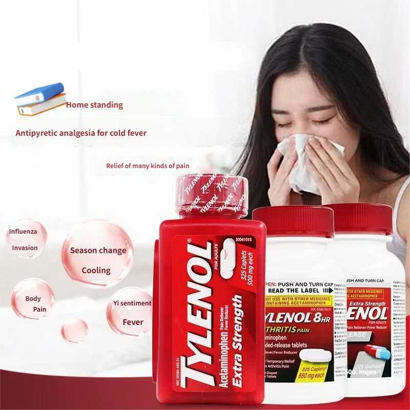 COD Authentic Original Tylenol Paracetamol 500Mg 24PCS For Adults ...