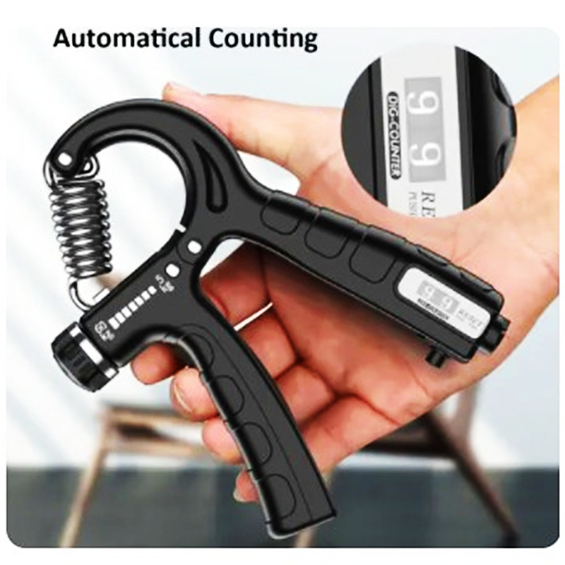 5-60kg grip R-shaped adjustable and countable grip strength exercise ...