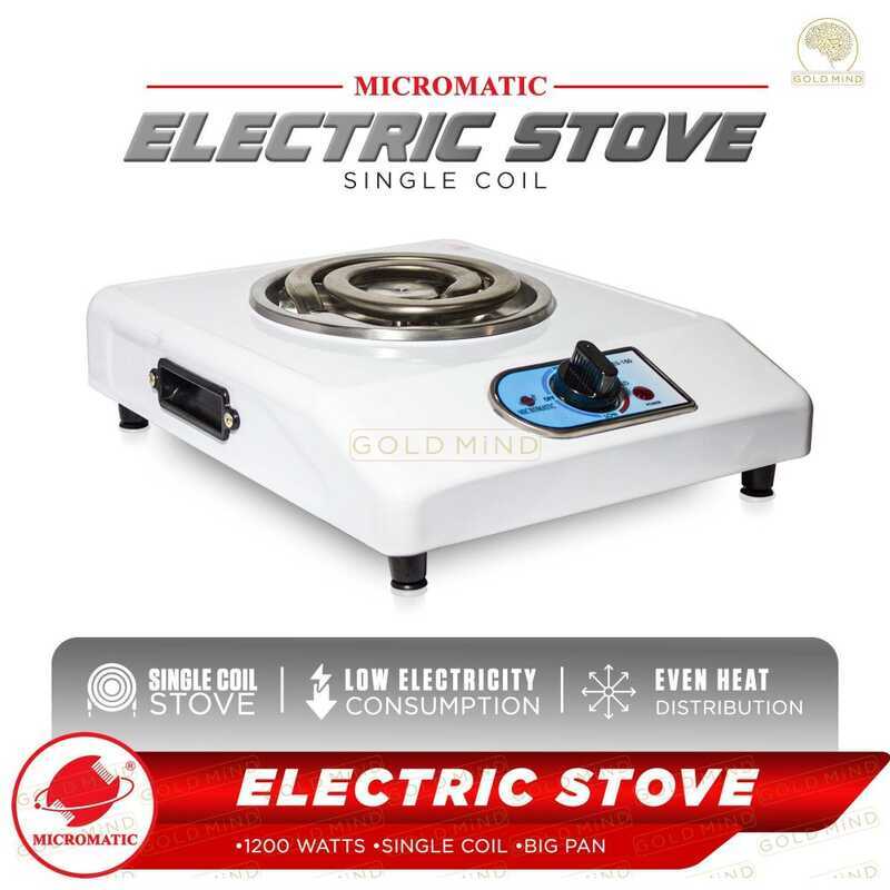 Micromatic Electric Contact Grill Stove 1200W (Small Pan) - Gold Mind ...