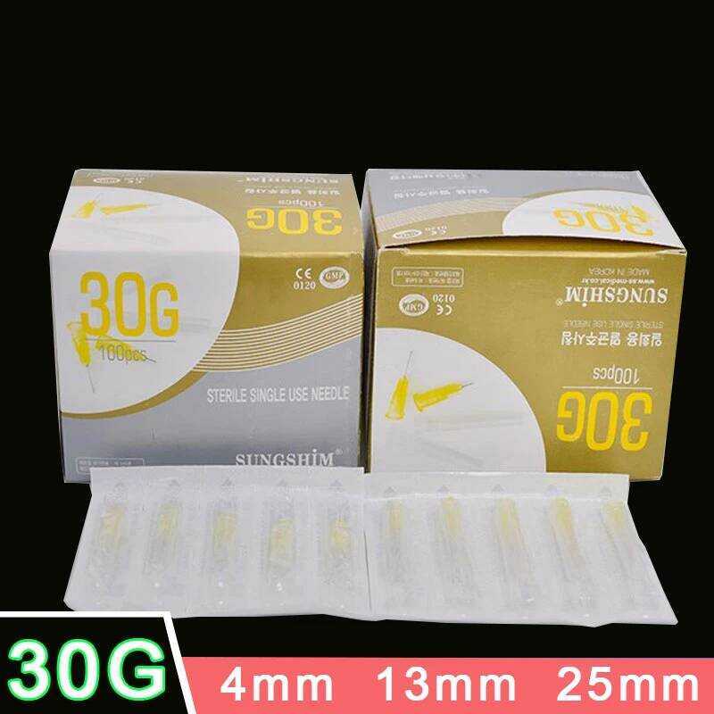 Disposable Ultrafine Painless Small Needles 30G 4Mm 13Mm 25Mm Sterile ...