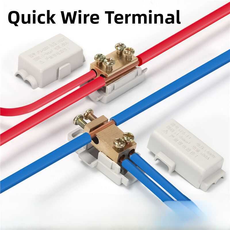 High Power Three-Way Connector Wire Quick Splice Terminal One In Two ...