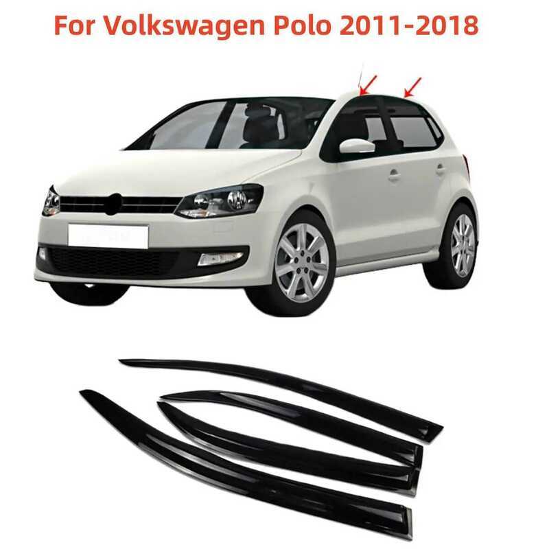 Window Visor For VW Polo 2011 2012 2013 2014 2015 2016 2017 2018 ...