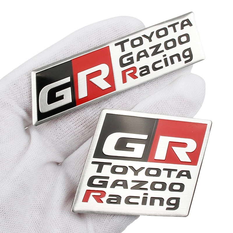 Toyota Rear Random Sport Blocking Label Modified Racing Gr Alloy Unique ...