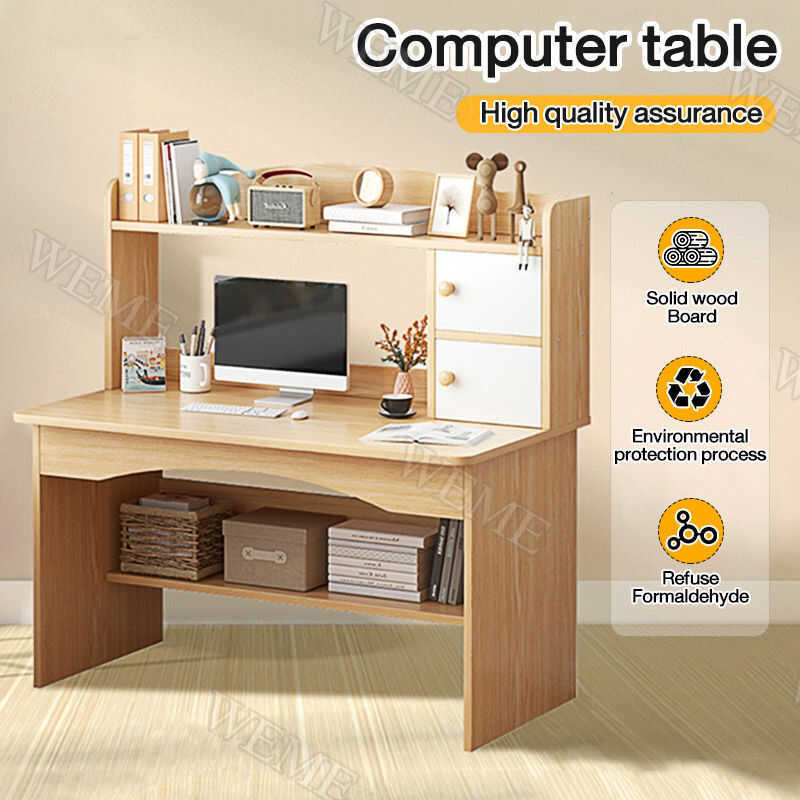 Nordic Computer Desk Table With Drawer Desktop Home Table Office With ...