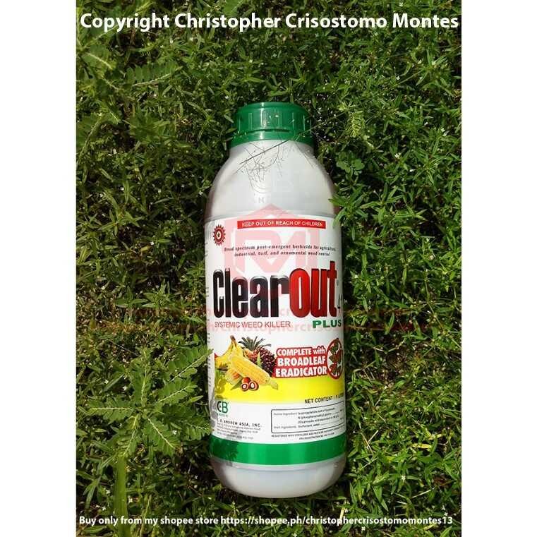 Clearout Plus 41 1L Herbicide Pamatay Damo Spray (Grass Cutter/Pamatay ...