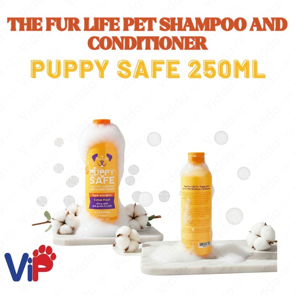 Puppy Friendly Gentle Care 2 in 1 Shampoo and Conditioner by The Fur ...