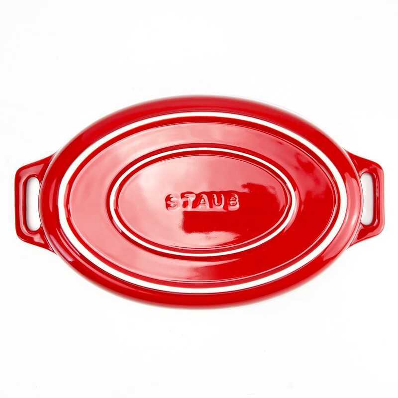 Authentic/Original Staub Oval Roasting Dish 29 Cm, Colors: Cherry Not ...