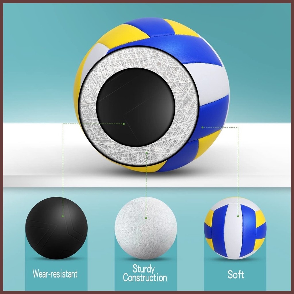 Volleyball Ball Original Size 5 Indoor Outdoor For Kids and Adults ...