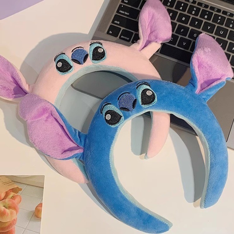 Stitch Hairband Cartoon Kawaii Lilo & Stich Anti Slip Wash Face ...