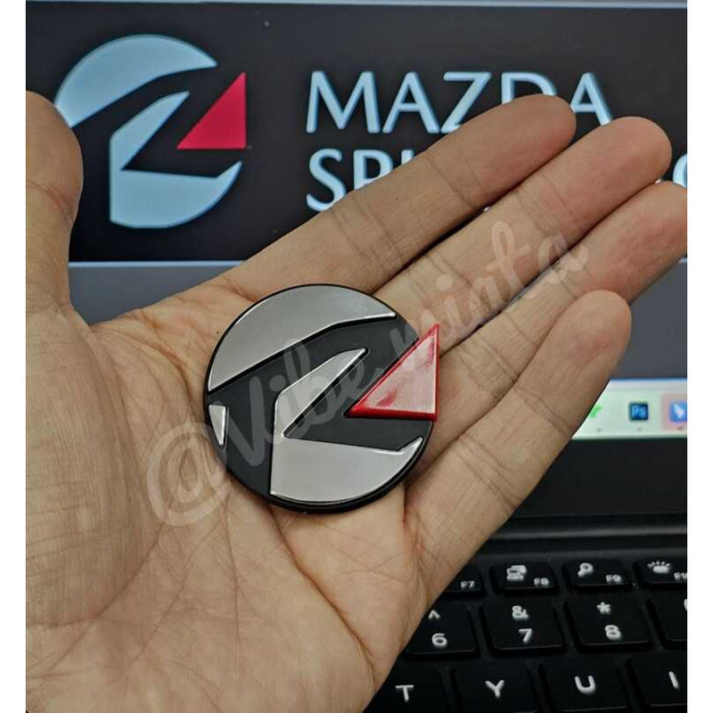 Plated Chromum Mazda Mx5 ND Rear Badge Spirit Racing MSR Car Decal Auto ...