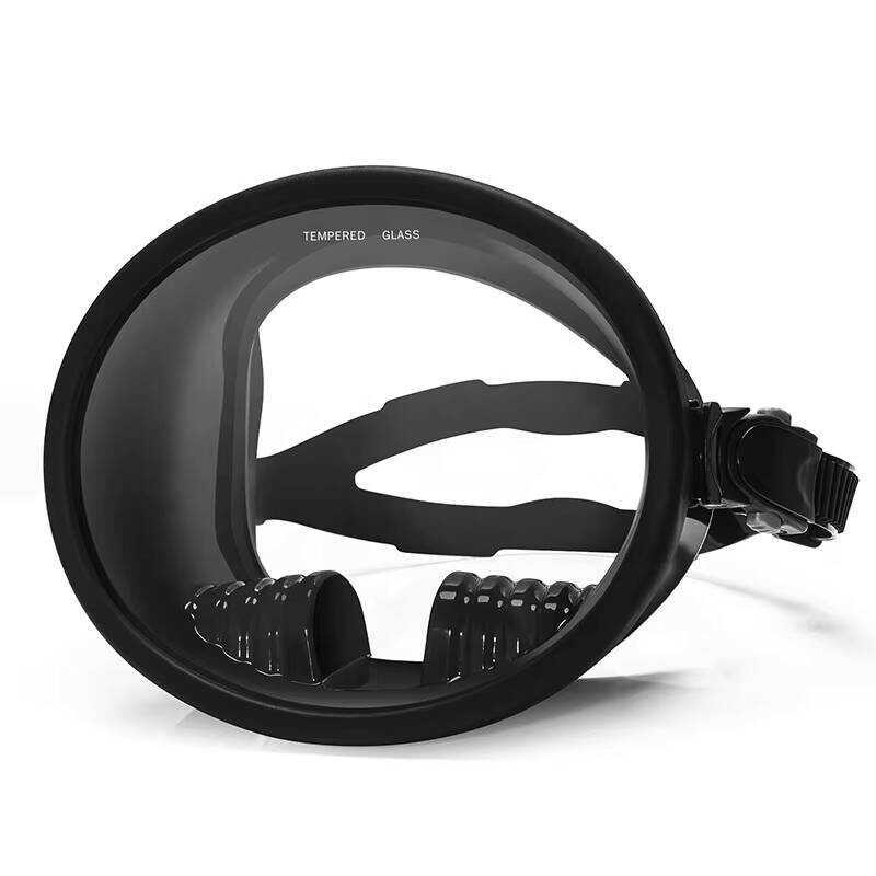 Diving Panoramic Tempered Glass Snorkeling Silicone Swimming Mask ...