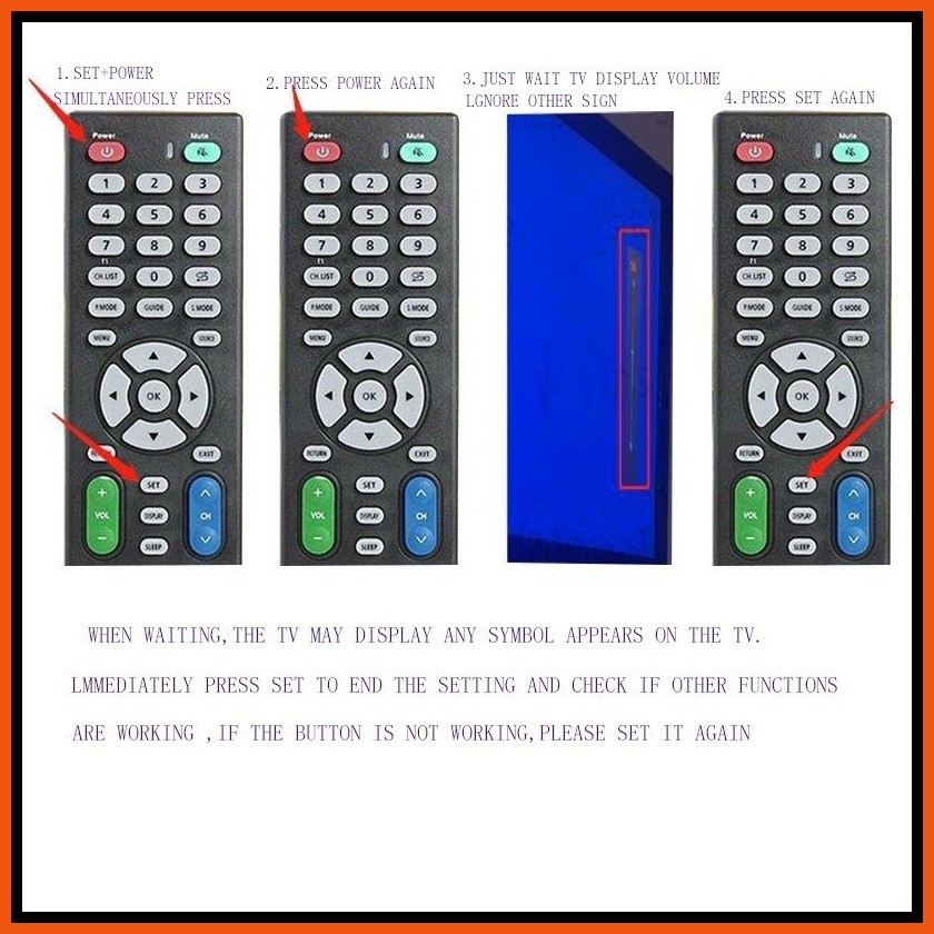 100% Work Universal remote control for EZY led smart tv remote na ...