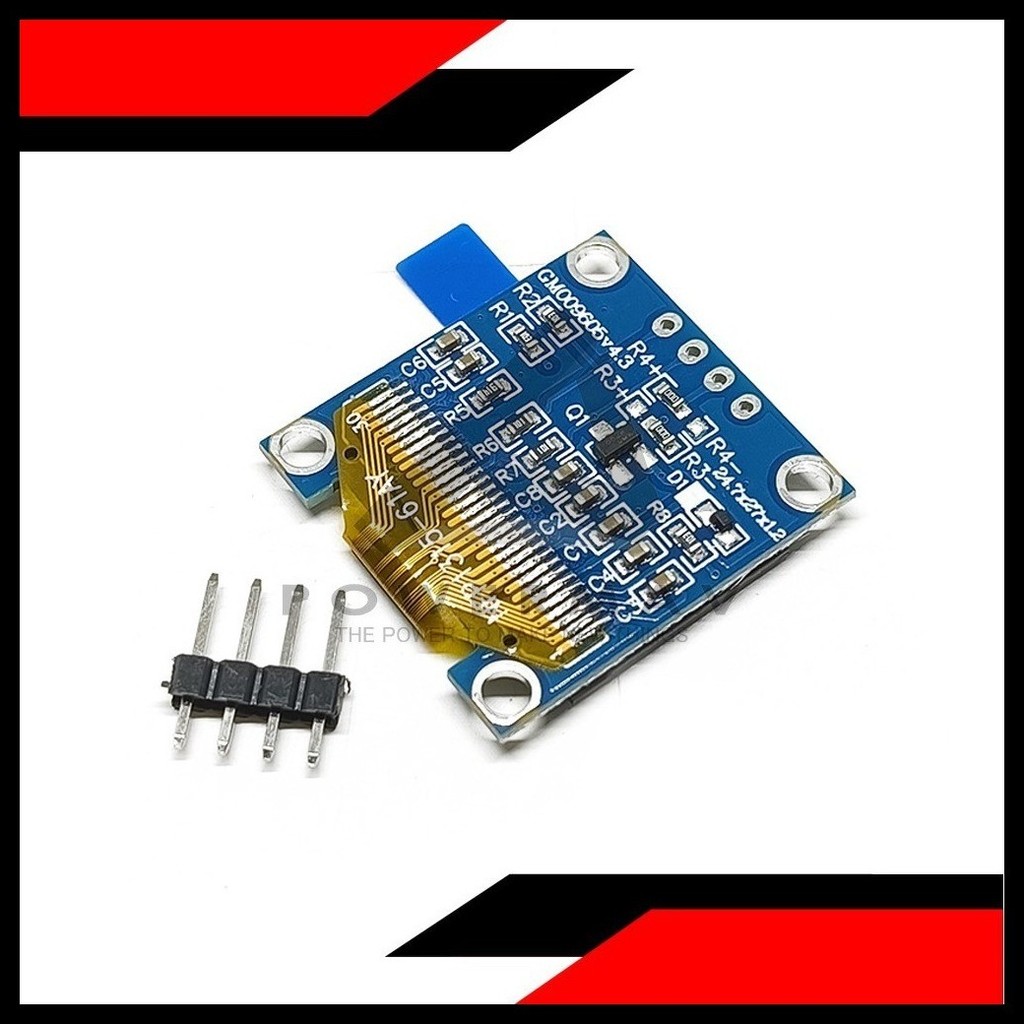 0.96 inch OLED DISPLAY 128X64 BLUE i2c 4 pin sda 128 x 64 3.3~ 5V DC ...