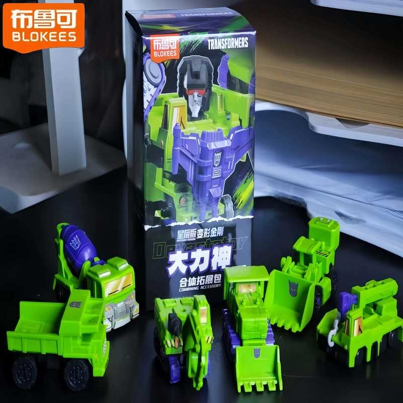 Y In Stock Blokees Transformers Defender Version 123 Series Devastator ...