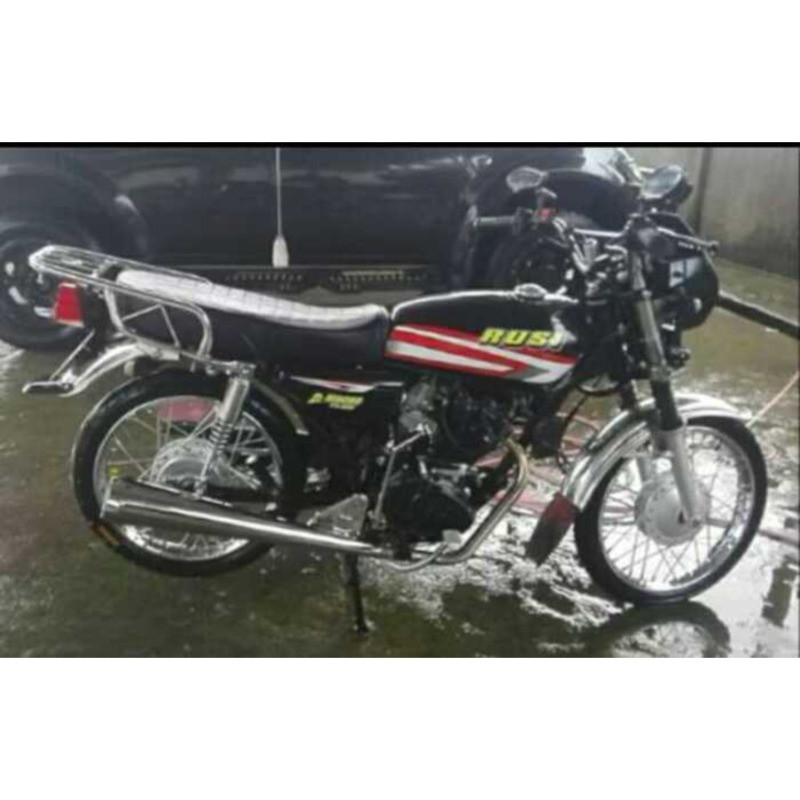 RUSI 125 / 150/ 175 MUFFLER CHICKEN PIPE PURE STainless 6a8 | Shopee ...