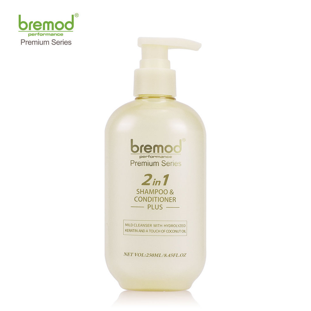 Bremod 2in1 Shampoo Plus &10in1 Hair Serum Set Rich Gentle Foam ...