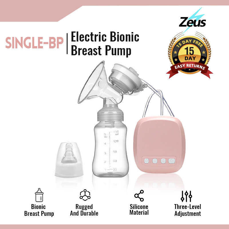 Zeus Single Electric Pump Breast With A Free Milk Bag 68F | Shopee ...