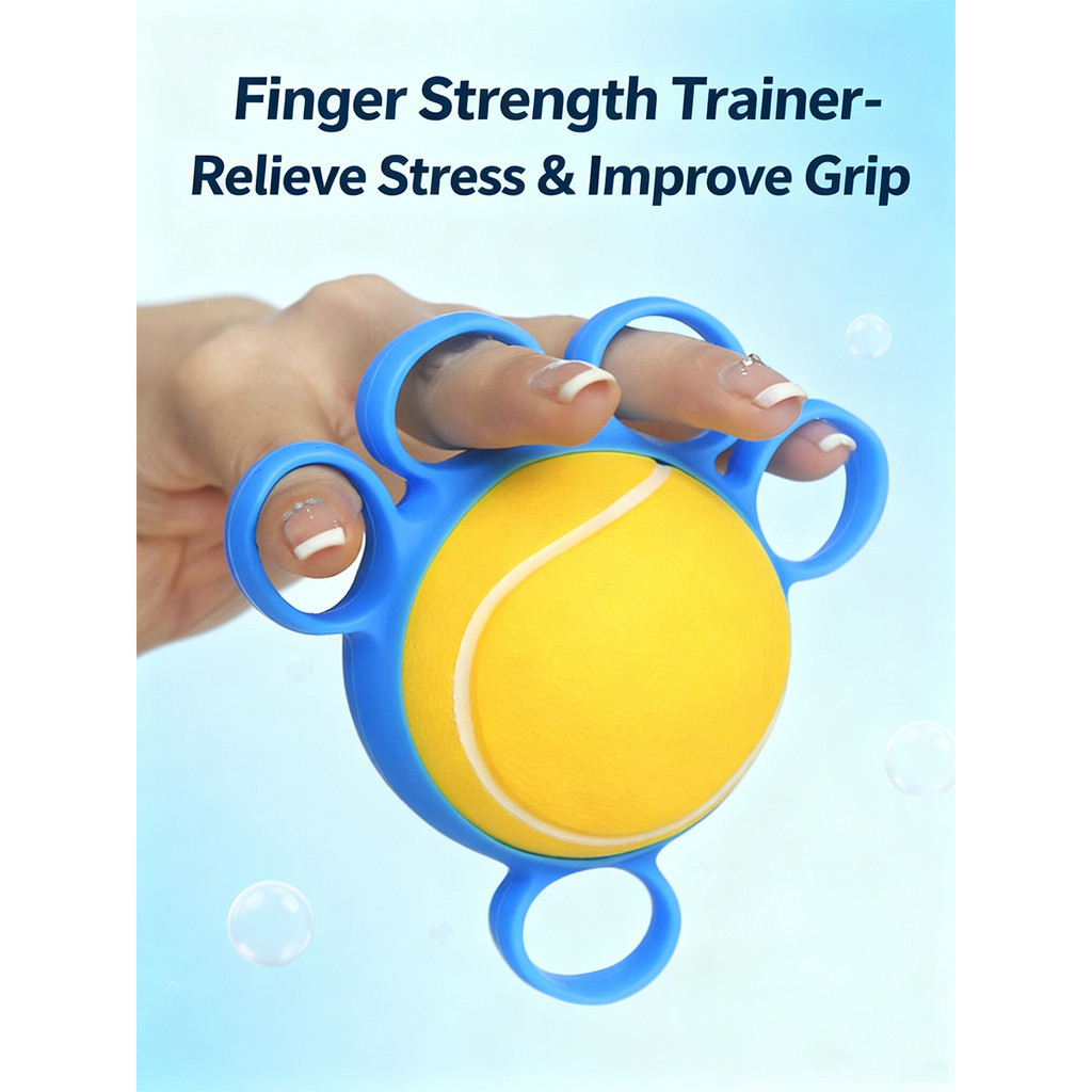 Non-Slip Hand Therapy Ball,Arthritis Pain Relief & Stress Relief, Grip ...