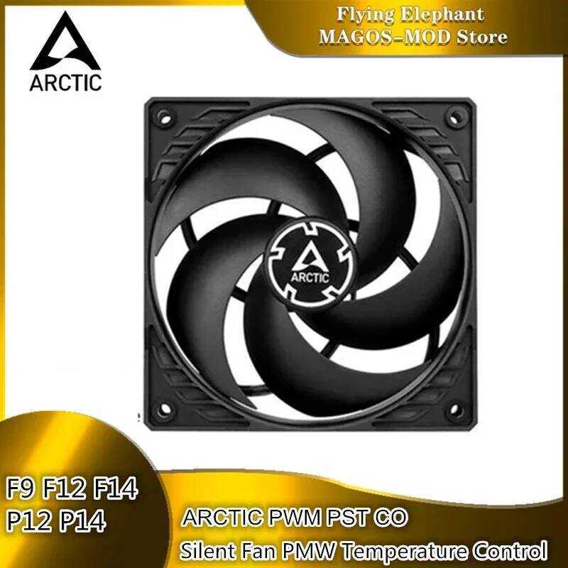 ARCTIC 2 5 F12 F14 P12 PWM PST Computer Case Fan, 4-Pin Connector ...
