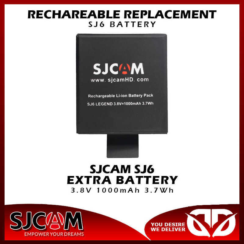 D&D SJCAM Sj6 Legend Action Camera Rechargeable Battery 1Ec | Shopee ...