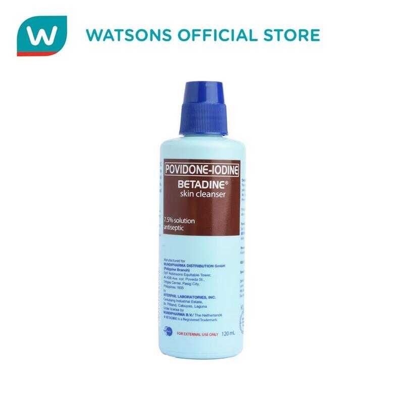 BETADINE Povidone Iodine Skin Cleanser Antiseptic Solution First Aid ...