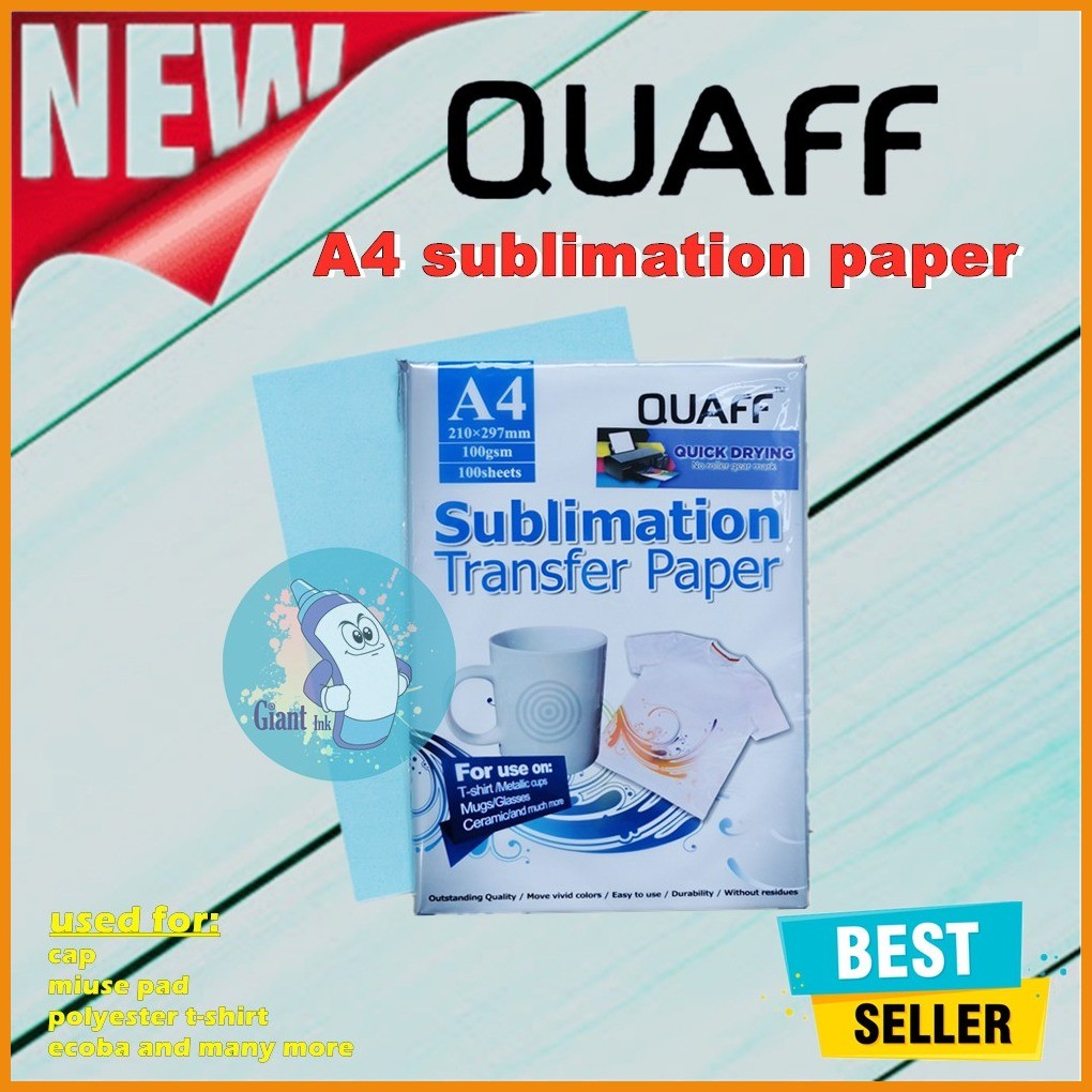 quaff A4 Sublimation Paper For 3D Sublimation machine Transfer Rate Mug ...