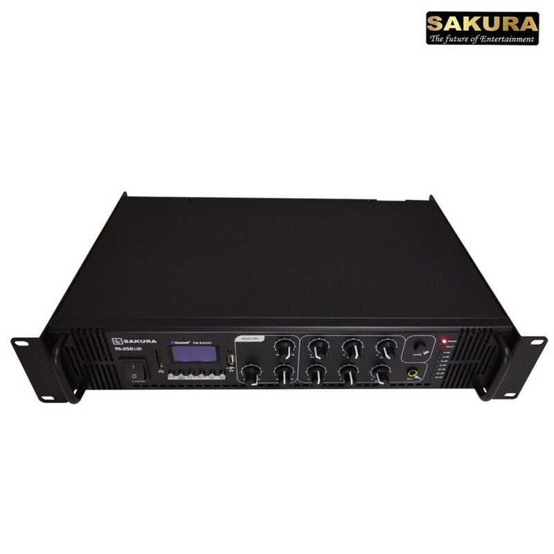 Sakura PA 250Ub / Public Address Amplifier / 250W RMS / Bluetooth, LCD ...