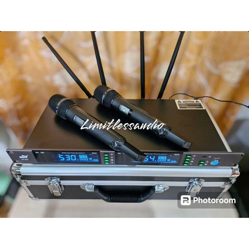 Wireless Microphone Prostax Professional Dual Wireless Microphone Ud ...