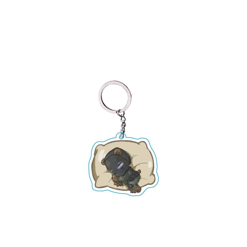 Call Of Duty Game Peripheral Konig Keegan Ghost Cute Acrylic Keychain ...