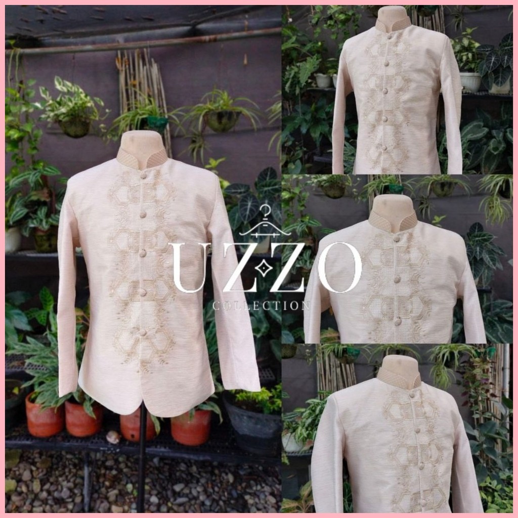 Coat Barong for Men | Wedding Attire for Men | Oath Taking Coat Barong ...