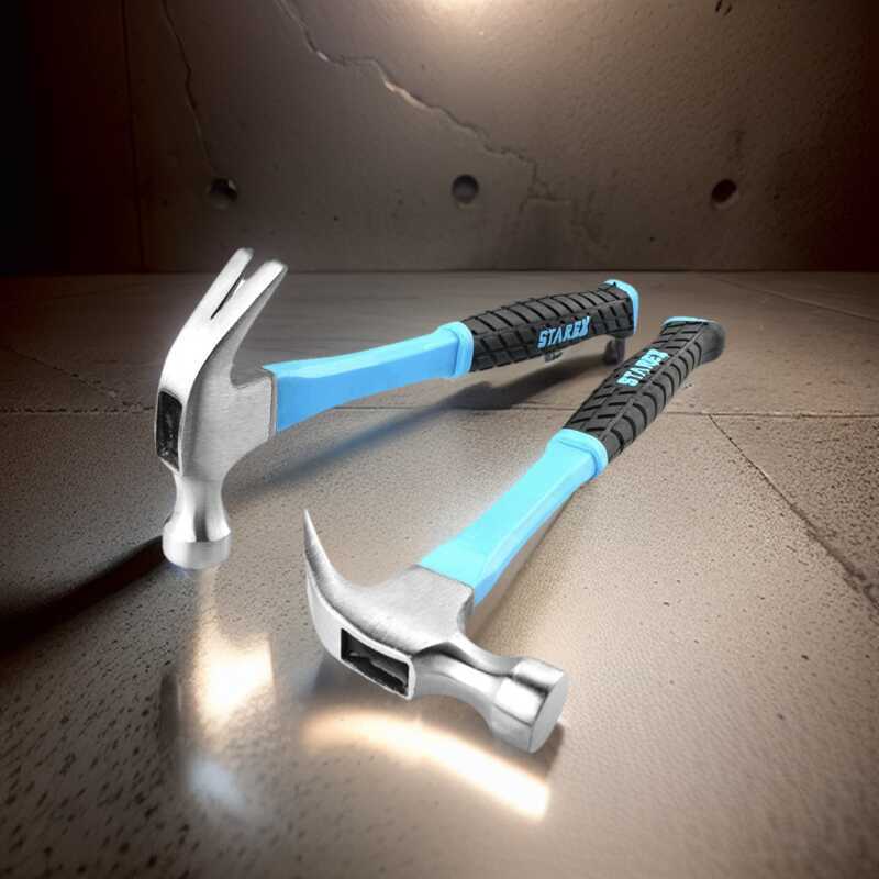 STAREX Blue Rubber Handle Claw Hammer 8Oz&16Oz 03F | Shopee Philippines