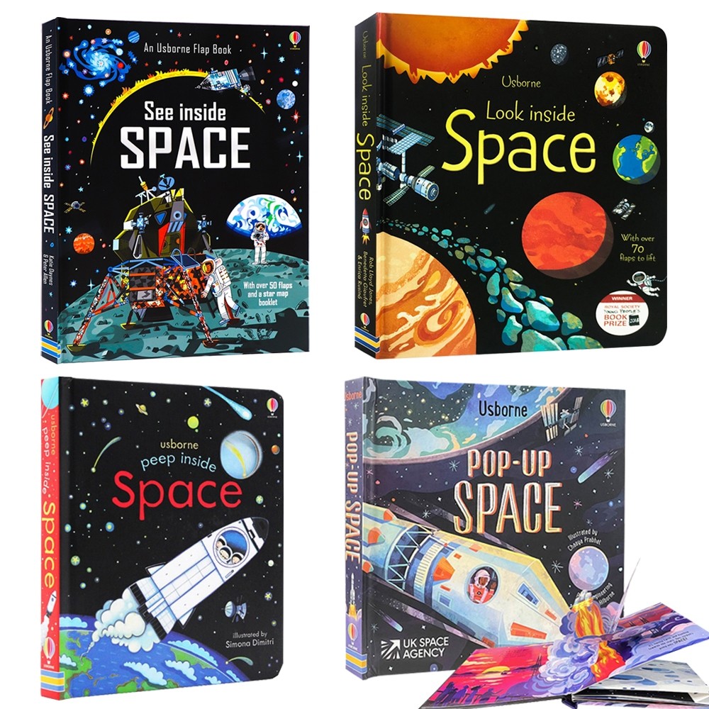 Usborne (Pop Up/Peep Inside/See Inside/Look Inside) Space 3D Flap ...