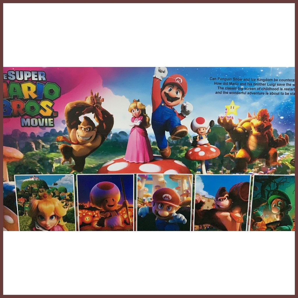 Super Mary Mario Action Figure Hand-made Full Set of Children's Toys ...