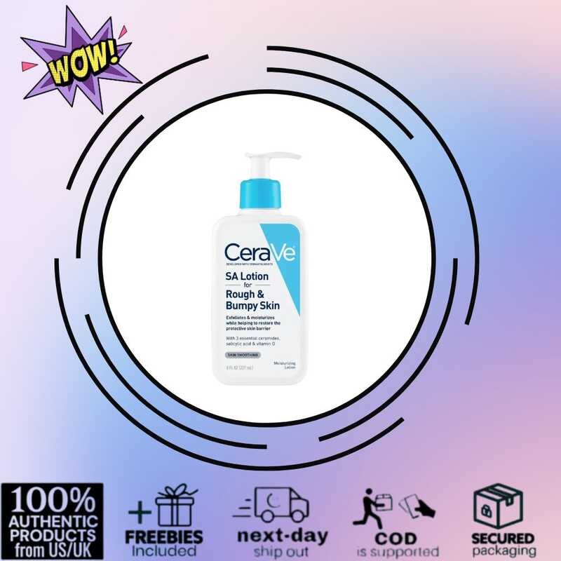 Cerave Renewing SA Lotion Salicylic Acid Moisturizer 237Ml For Rough ...