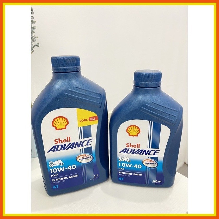 Shell Advance Ax7 800ml | 1L ( 10w-40 ) | Shopee Philippines