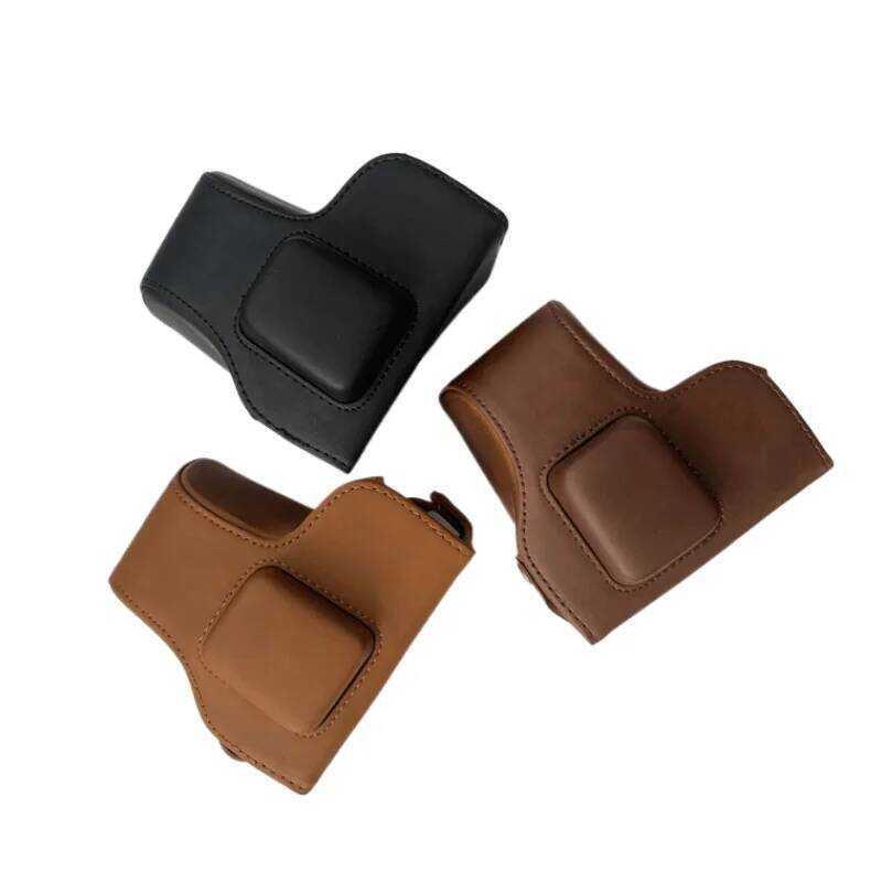Leather PU Hard Camera Case Gag Grip Strap Cover For OLYMPUS Pen E-Pl7 ...