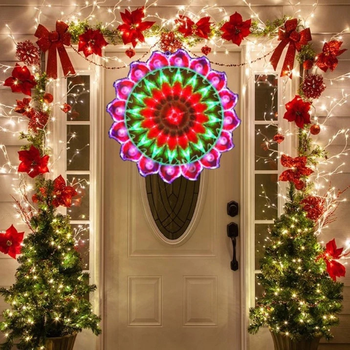 Christmas Lantern Light Waterproof Outdoor Parol Multicolor LED Star ...