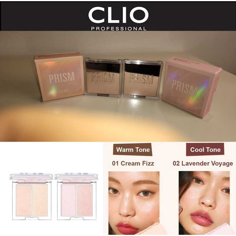 [Clio] Prism Highlighter Duo 2.8G*2 A95 | Shopee Philippines